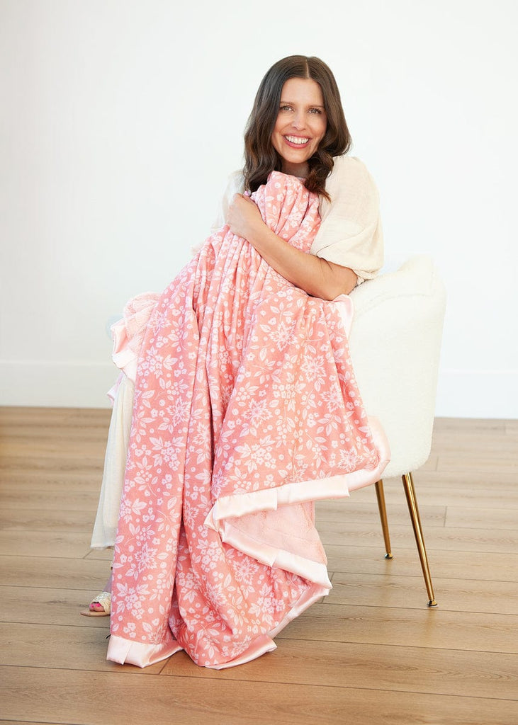 Just Peachy Plush Blanket | Minky Couture