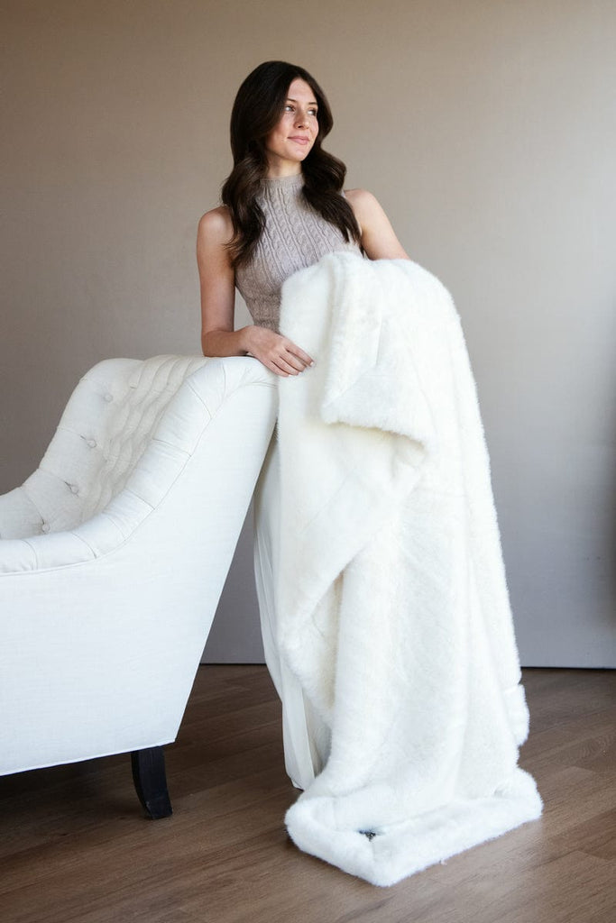 Extreme Plush Cream Blanket | Minky Couture