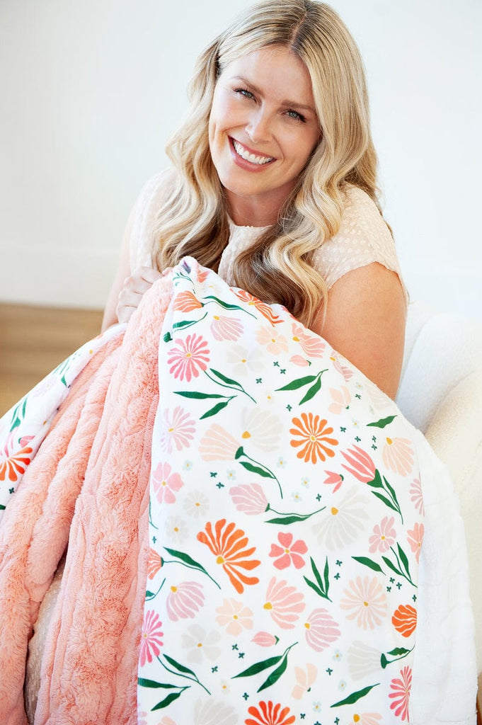 Baby Bloom Plush Blanket | Minky Couture