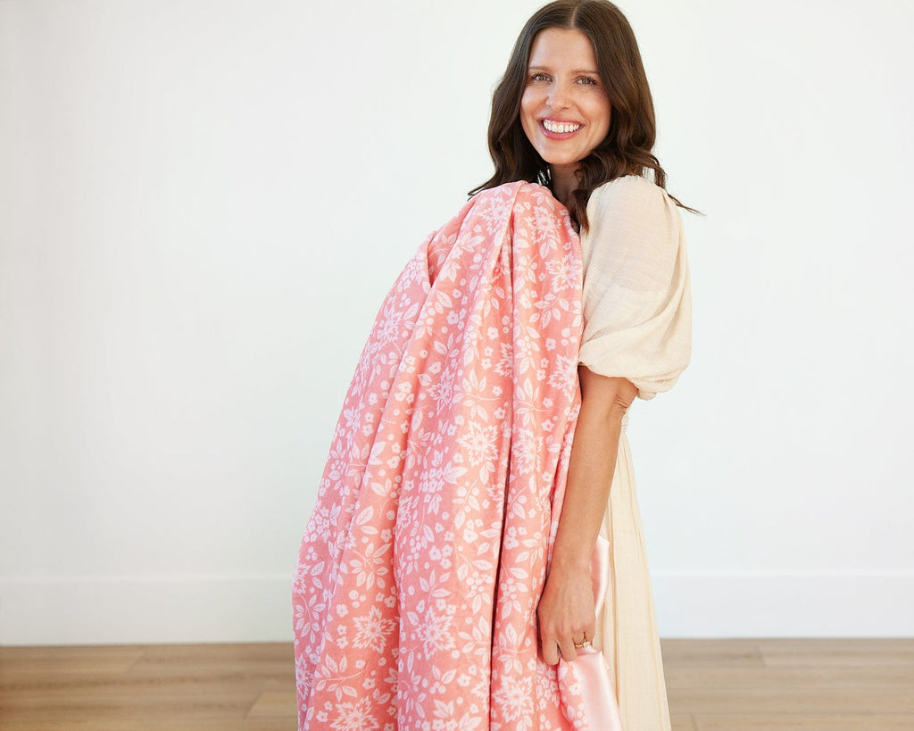 Just Peachy Plush Blanket | Minky Couture