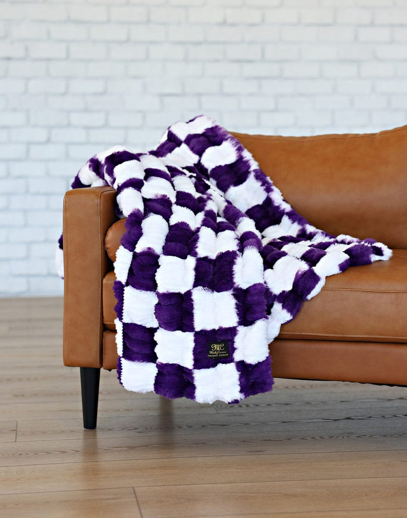 Hugs Churro Grape Plush Blanket | Minky Couture