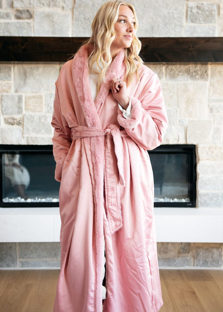 Satin Blush Robe | Minky Couture