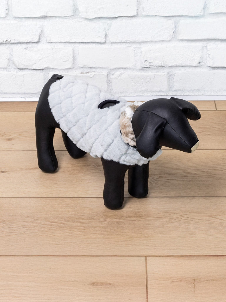 Pet Vest - Sandra/Light Gray | Minky Couture