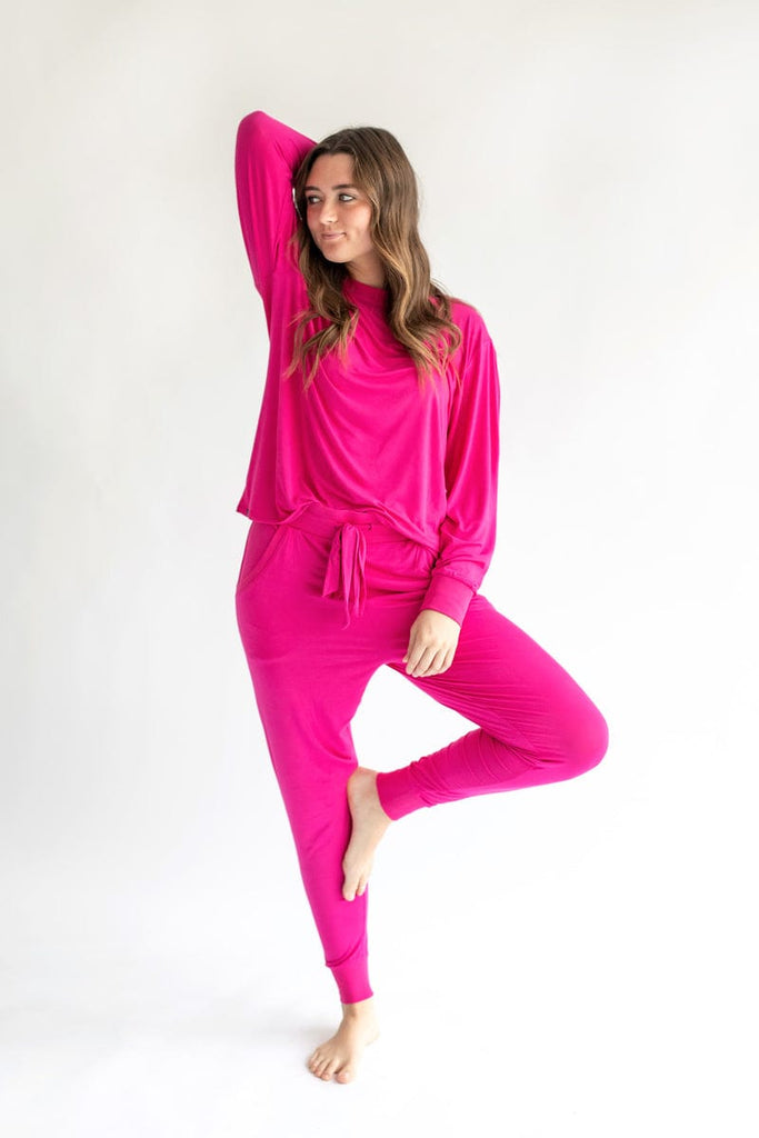 Must be Bamboo Pajamas - Hot Pink | Minky Couture